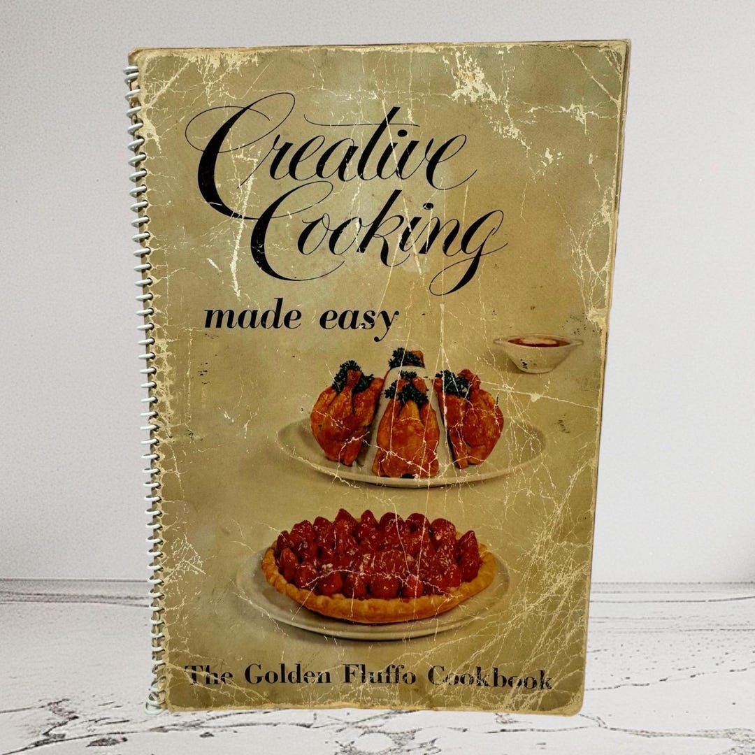 Creative Cooking Cookbook Recipe Book Vintage 1956 Proctor and Gamble Cook Book - Etsy