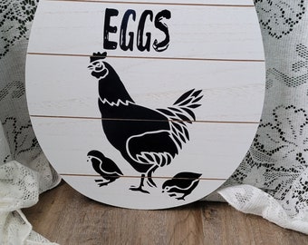 FRESH EGGS SIGN, Fresh Eggs Signs, Vintage Style Fresh Eggs Sign, Fresh ...