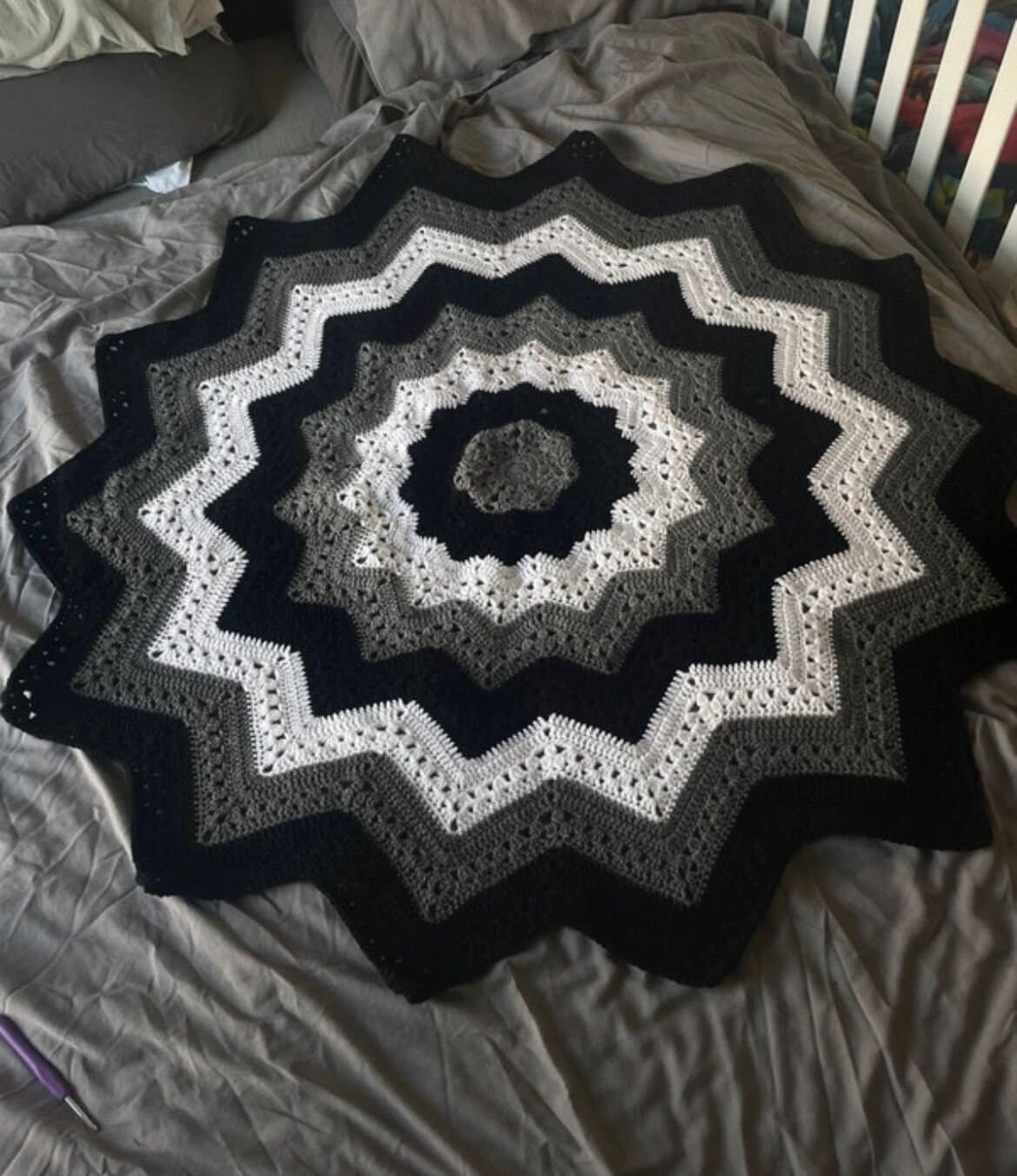 Crochet Star Blanket Etsy
