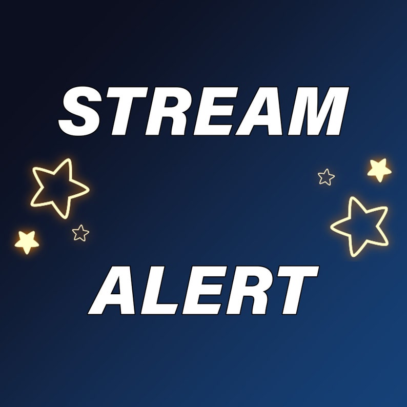 Animated Stream Alert | Twitch Overlay, Youtube, OBS (.webm Files ...