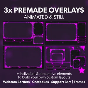 Twitch Stream Overlay Package - Animated Stream Graphics - Twitch ...