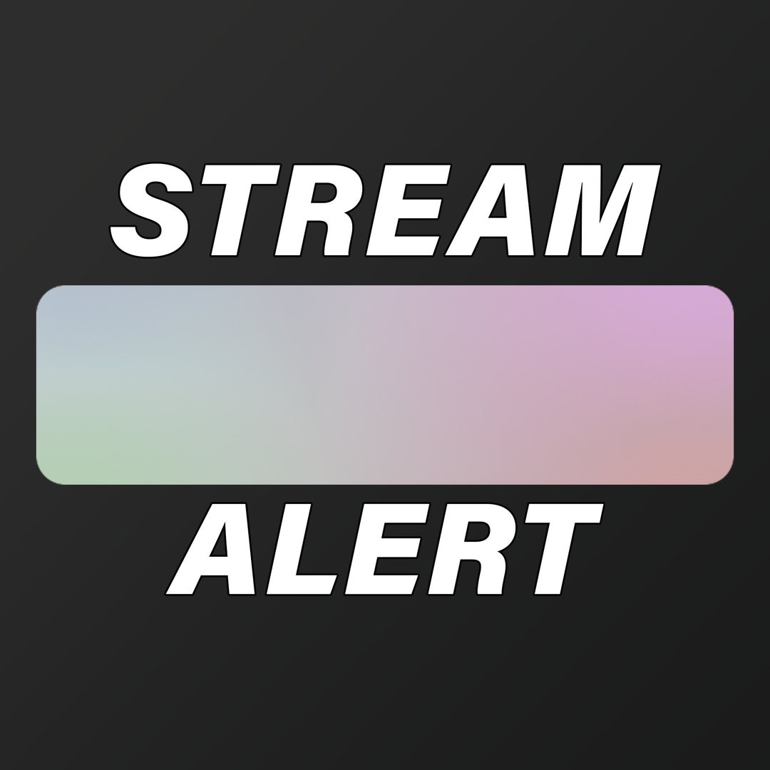 Animated Stream Alert | Twitch Overlay for OBS, Youtube (.webm, Instant ...