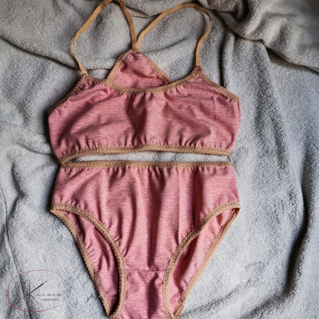 Organic Cotton Girl's Underwear , OEKO TEX Cotton Set. - Etsy