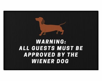 Wiener Dog Welcome Mat - Etsy
