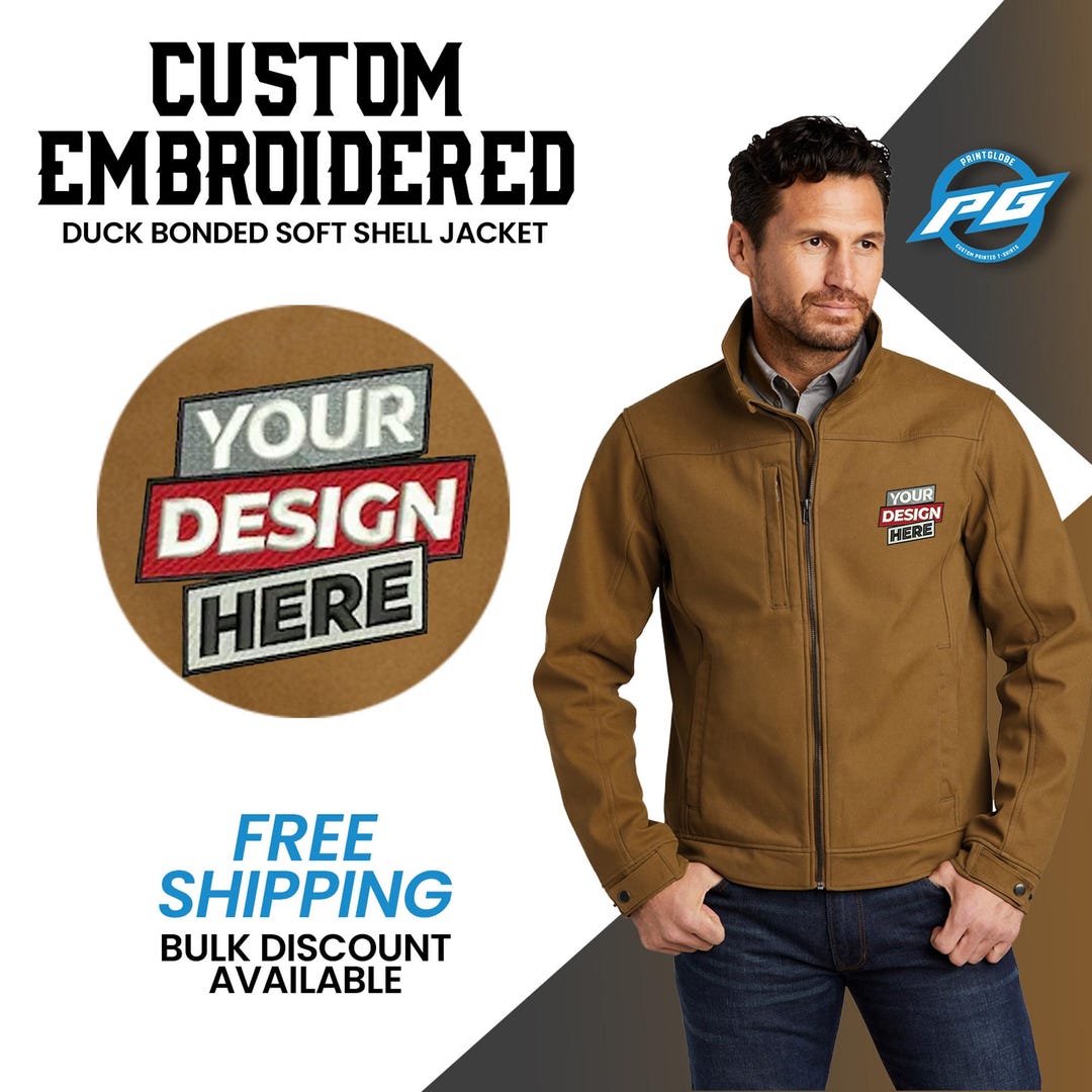 Cornerstone® Custom Soft Shell Jacket, Embroidered Full-zip Jacket, Men ...