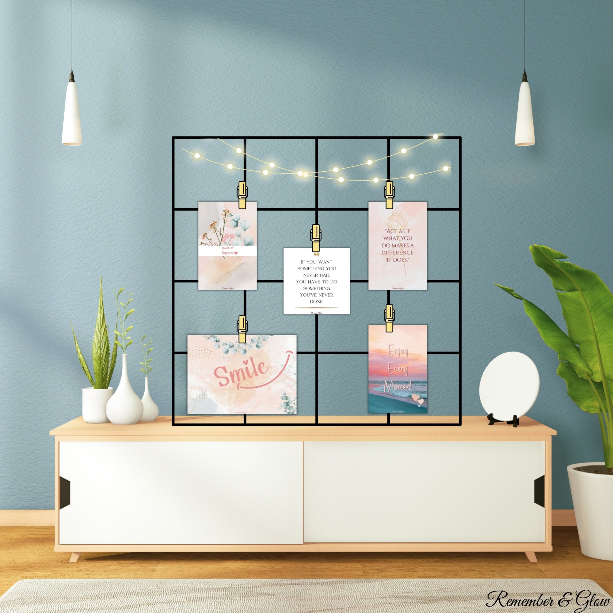 Powerful Motivational Quotes Prints for Photo Wall Grid - Etsy