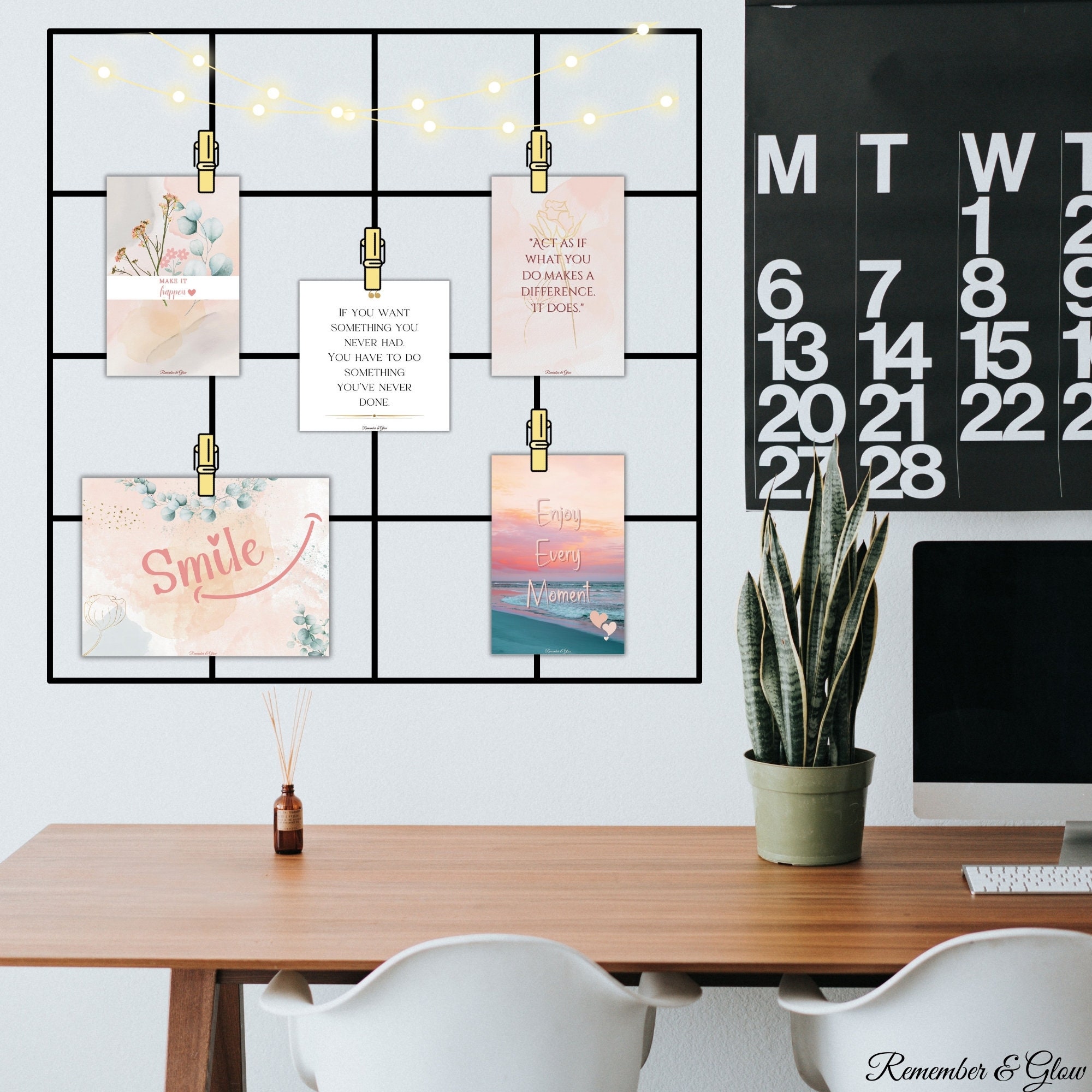 Powerful Motivational Quotes Prints for Photo Wall Grid - Etsy