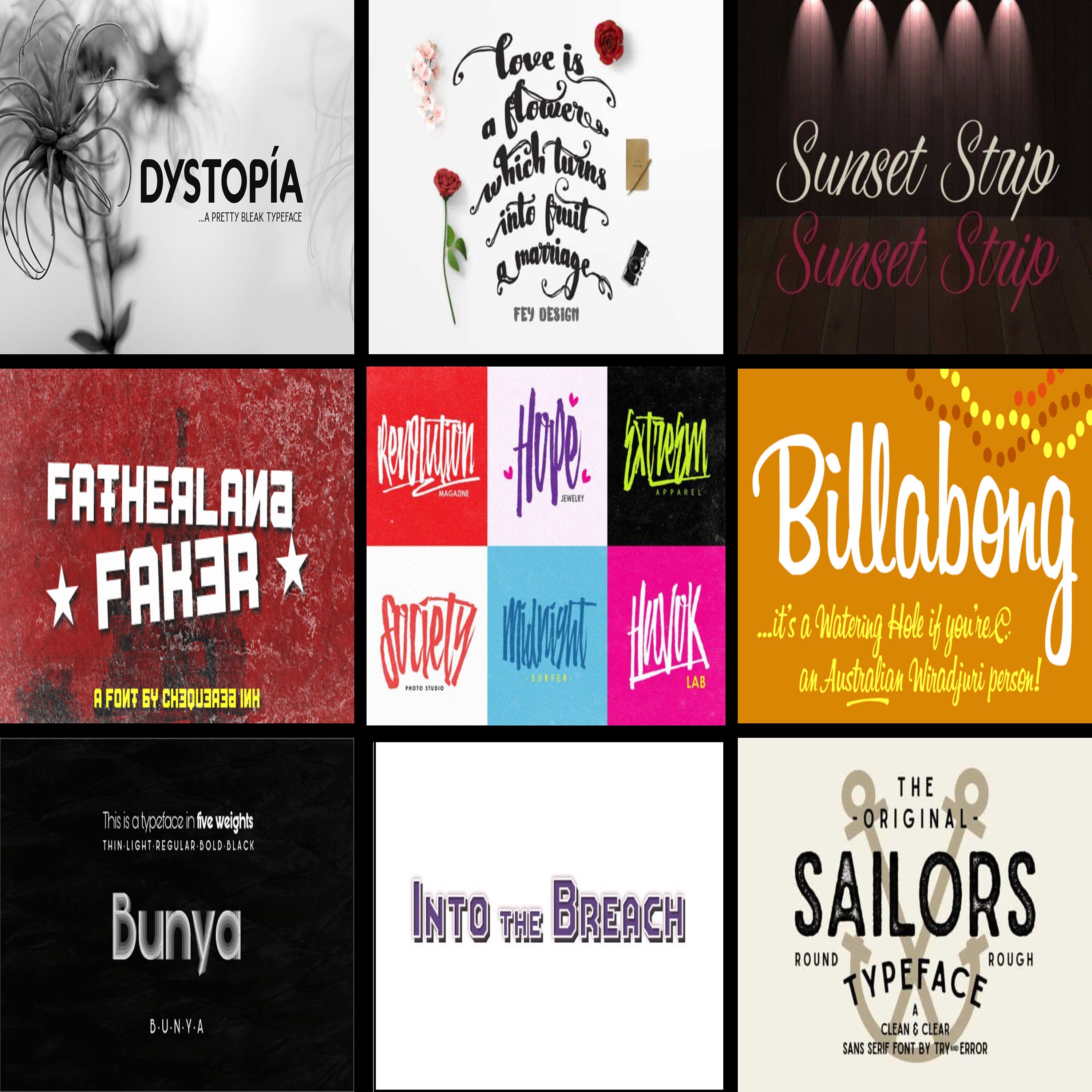 Explore Our Handcrafted Fonts for Canva and Weddings, With Text Styles ...