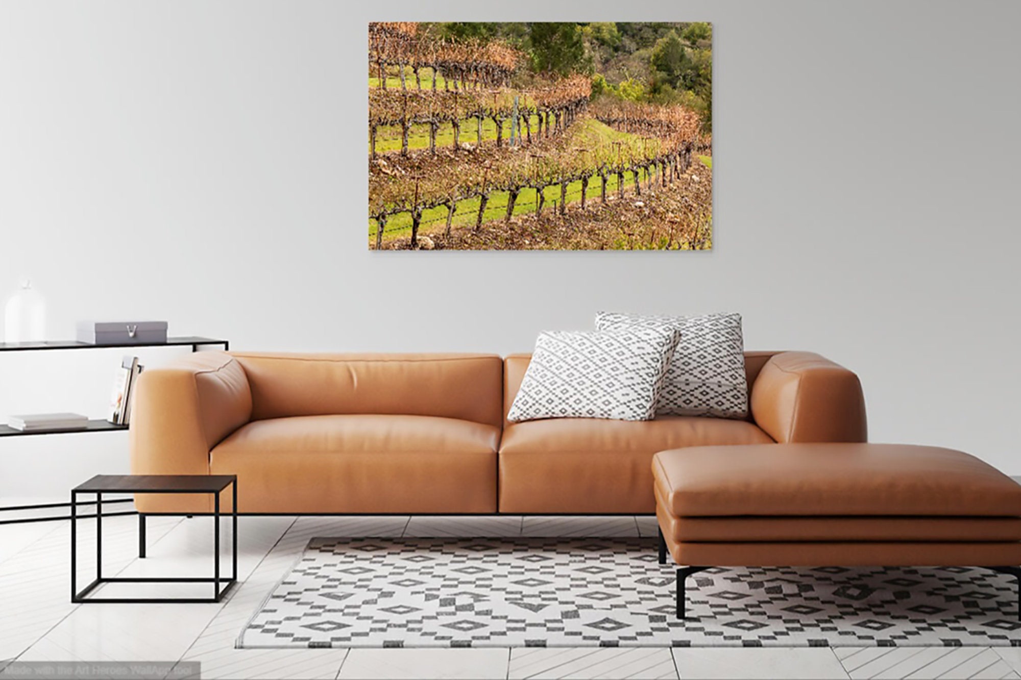 Armstrong Vineyard High Elevation on Kortum Canyon. Photograph Print of ...