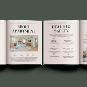 27-page Welcome Book Template, Guest Book Template, House Rules Guide ...