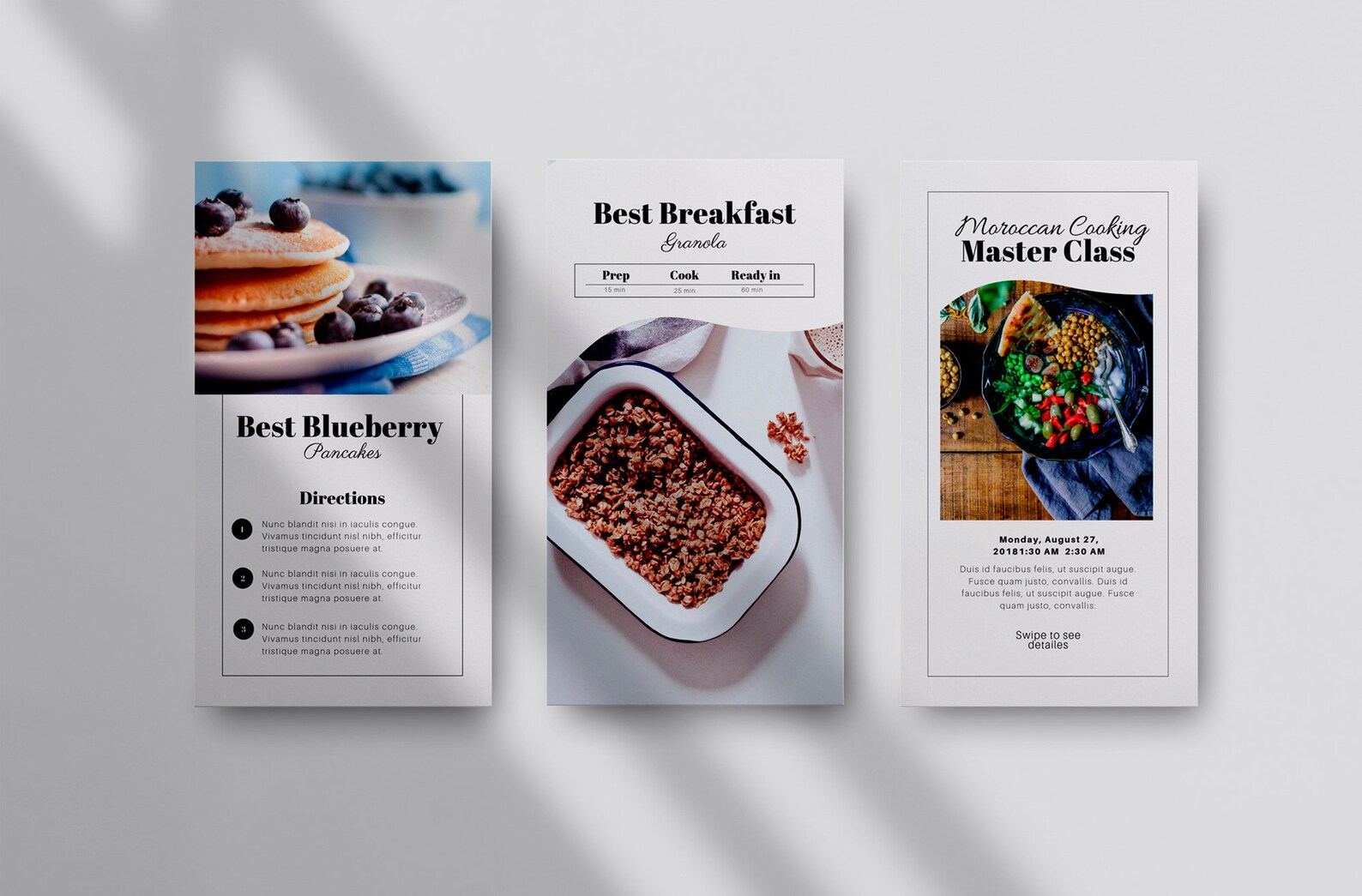 Food Instagram Templates, Canva Template, Blogger Template, Instagram ...