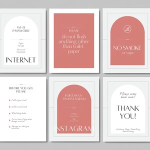 22-page Welcome Book Template, Guest Book, House Rules Guide, Printable ...