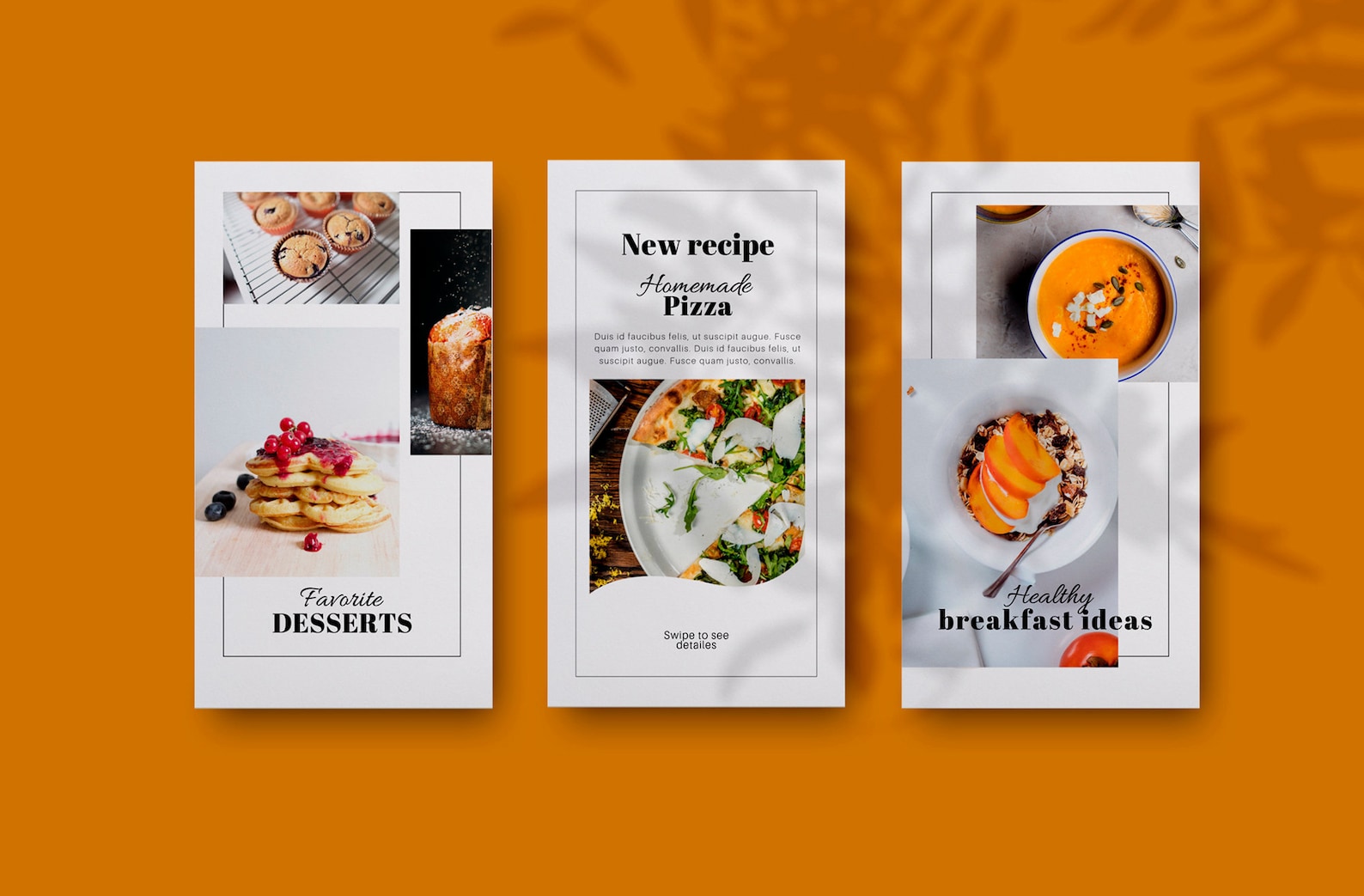 Food Instagram Templates, Canva Template, Blogger Template, Instagram ...