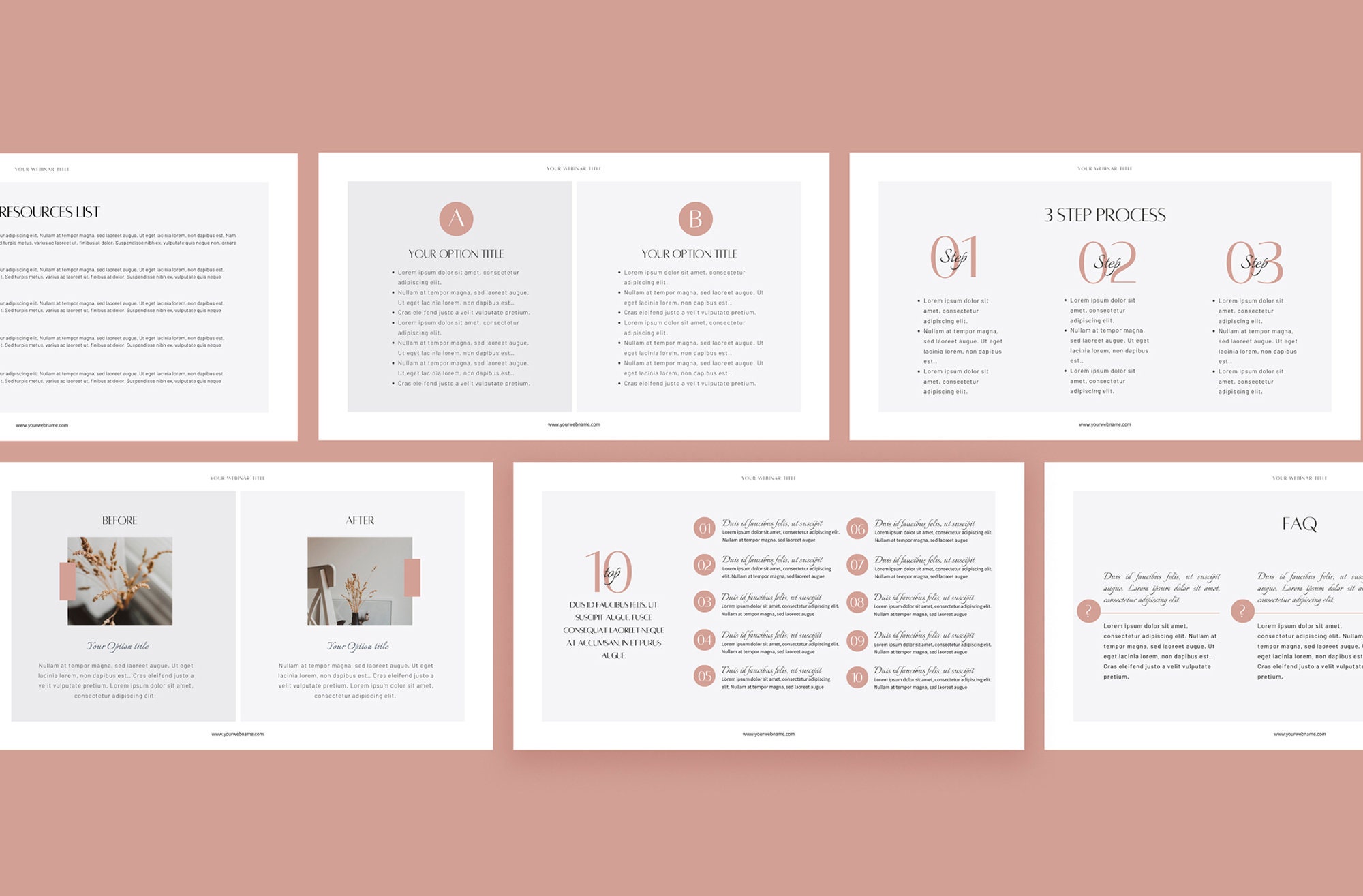 Canva Slide Deck, Webinar Template, Masterclass Template, Course Presentation, Pitch Deck ...