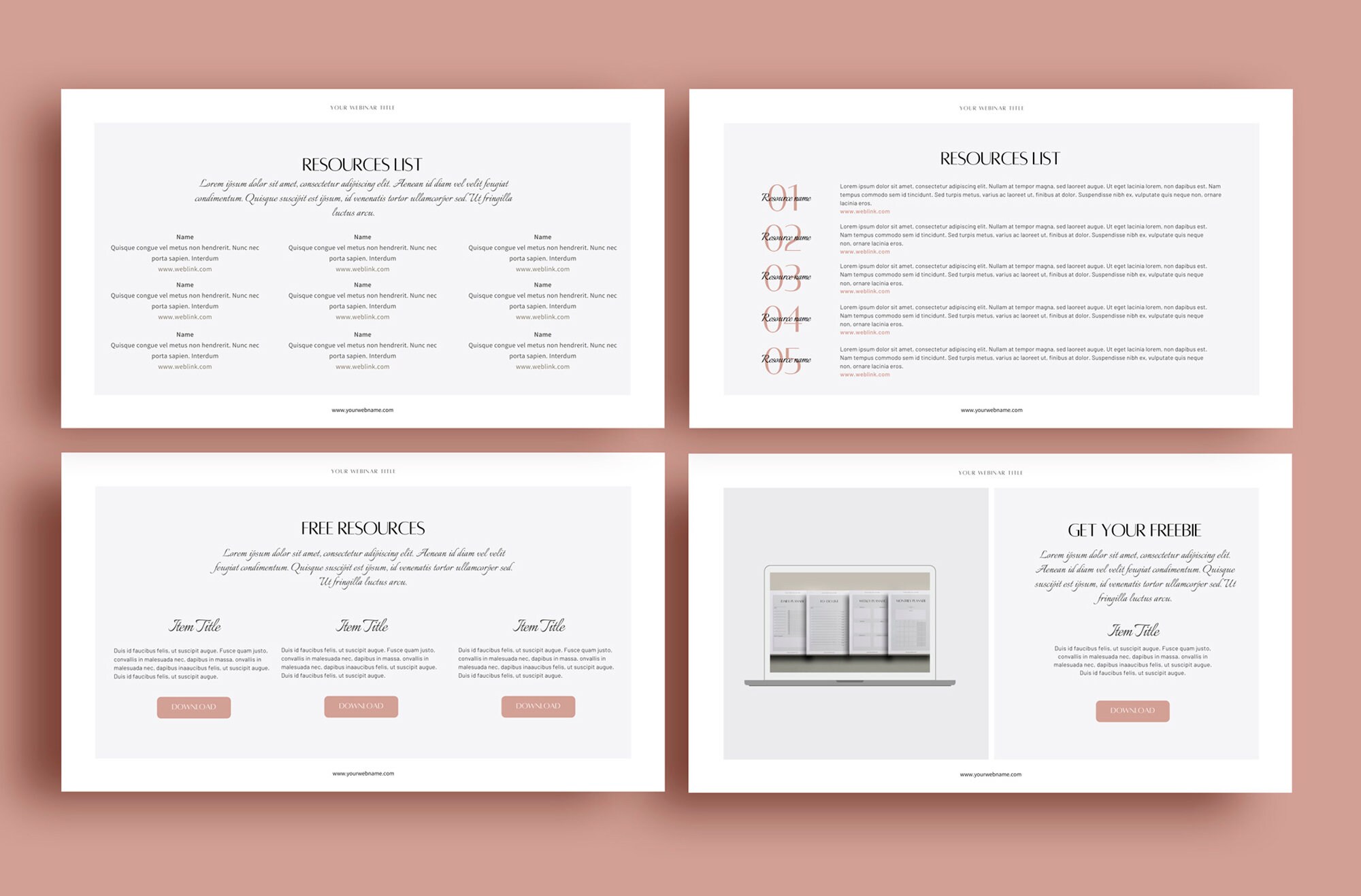 Canva Slide Deck, Webinar Template, Masterclass Template, Course Presentation, Pitch Deck ...