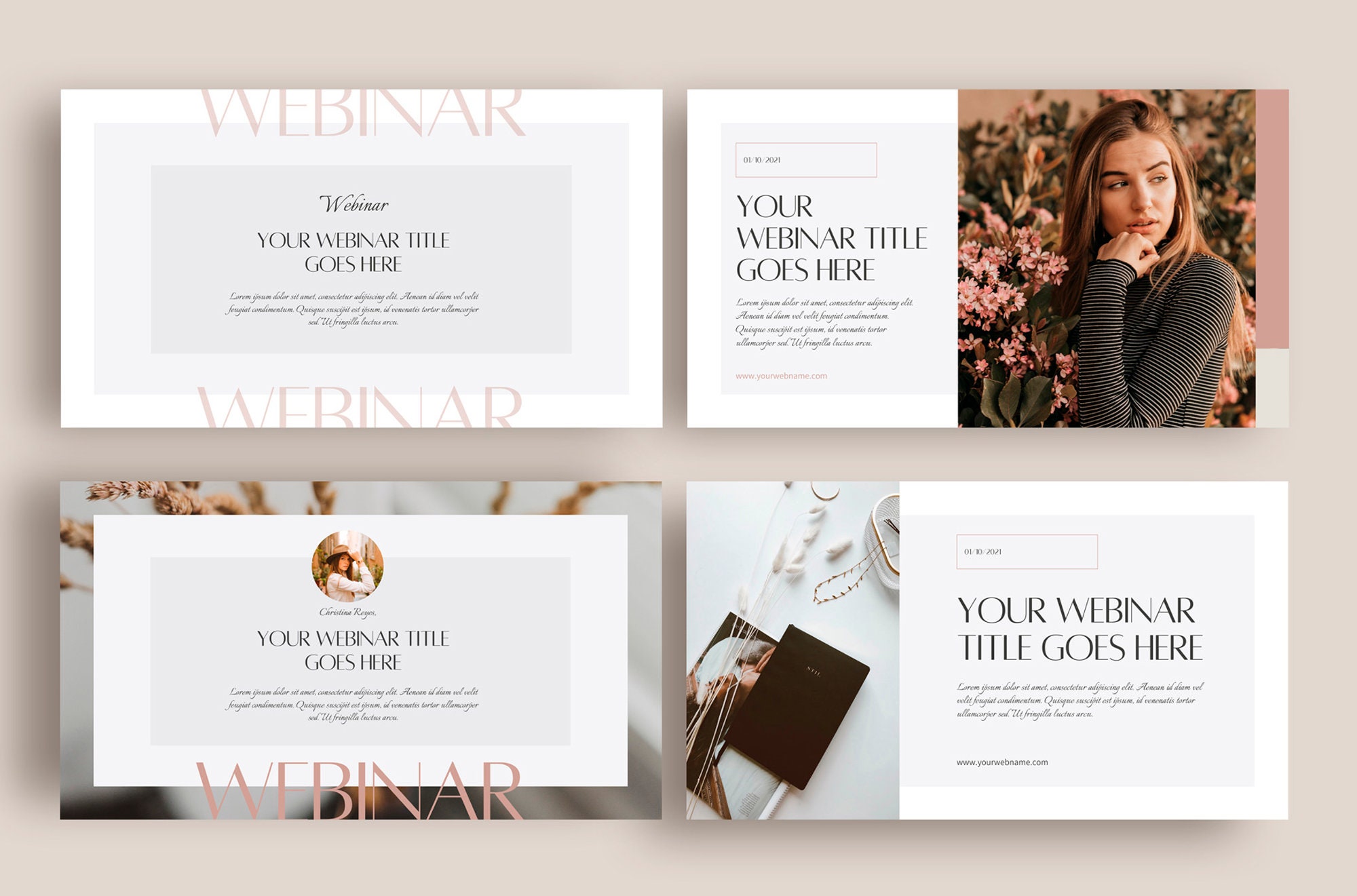 Canva Slide Deck, Webinar Template, Masterclass Template, Course Presentation, Pitch Deck ...