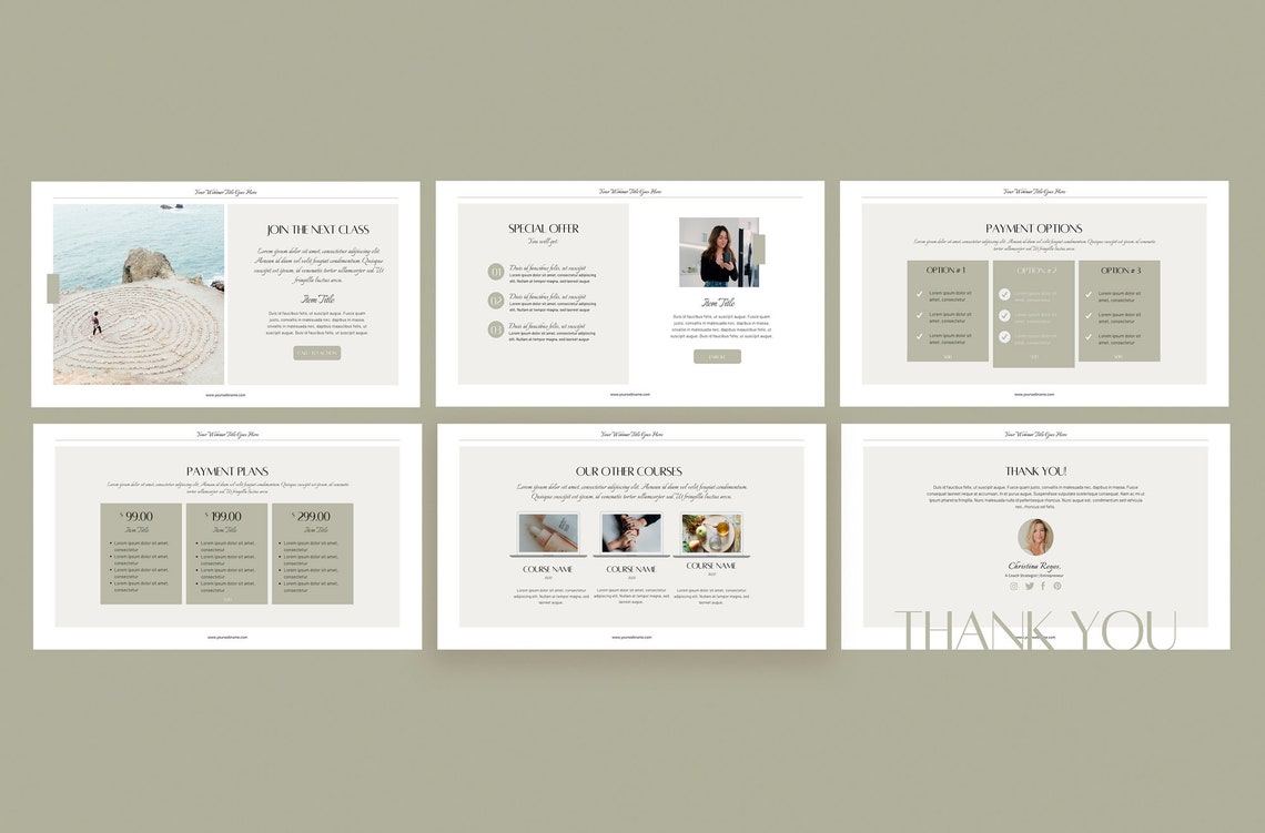 Slide Deck Canva Template, Webinar Template, Masterclass Template ...