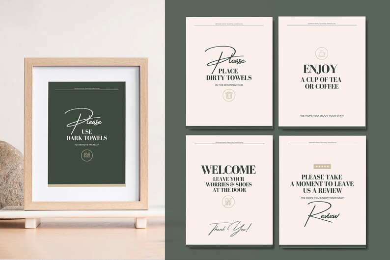 27-page Welcome Book Template, Guest Book Template, House Rules Guide ...