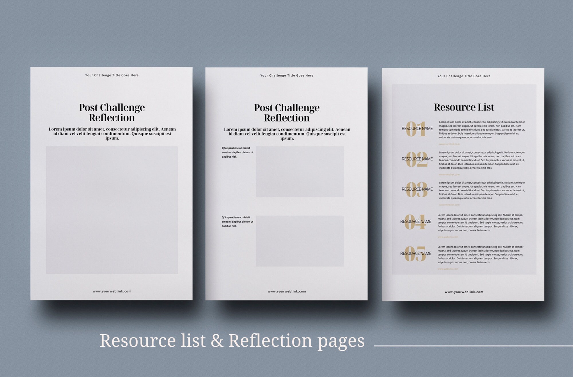 Challenge Workbook Creator, Canva Template, Course Workbook Worksheet ...