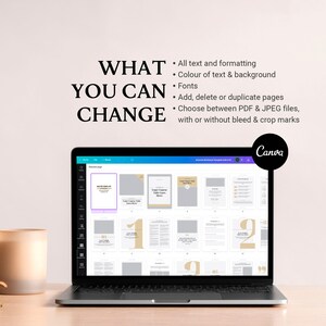 2-in-1 Canva Templates for Creator, Workbook Template, Ebook Webinar ...