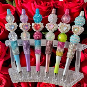Assorted Heart Beaded Pens - Etsy
