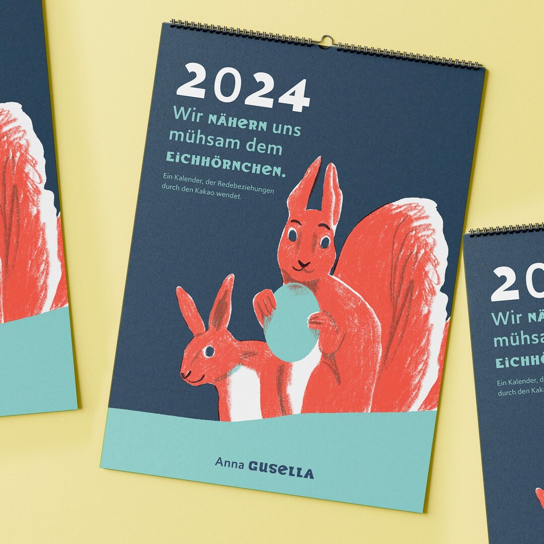 Illustrated Calendar Wall Calendar Crazy Sayings and Twisted - Etsy