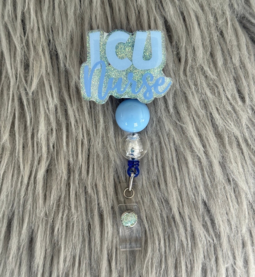 Badge Reel for Nurses, ICU Nurse Badge Reel, Registered Nurse Badge ...