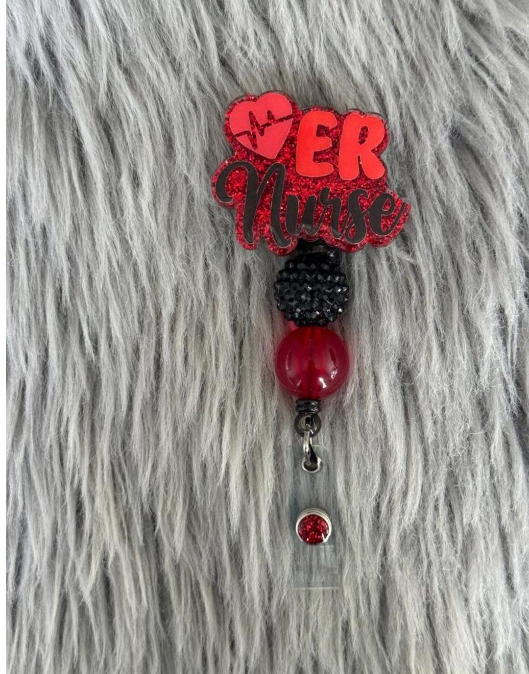 Emergency Room Nurse Reel, ER Nurse Badge Reel, ER Nurse, Nurse Badge ...