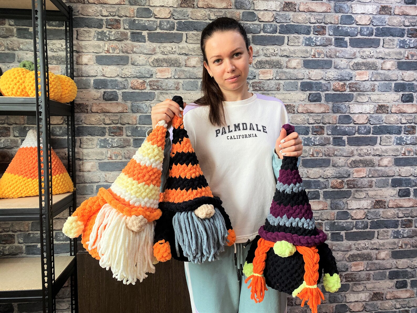 Halloween Gnome Crochet Pattern Ahd Halloween Witch Pattern, Crochet ...