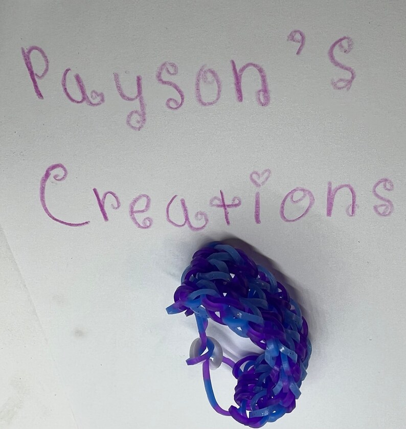 Rainbow Loom Triple Chain Bracelet-kid Business - Etsy