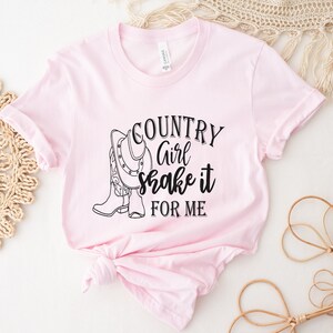 Country Girl Shake It for Me T-shirt, Country Concert Shirt, Festival ...