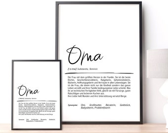 Granny Map Poster - Etsy