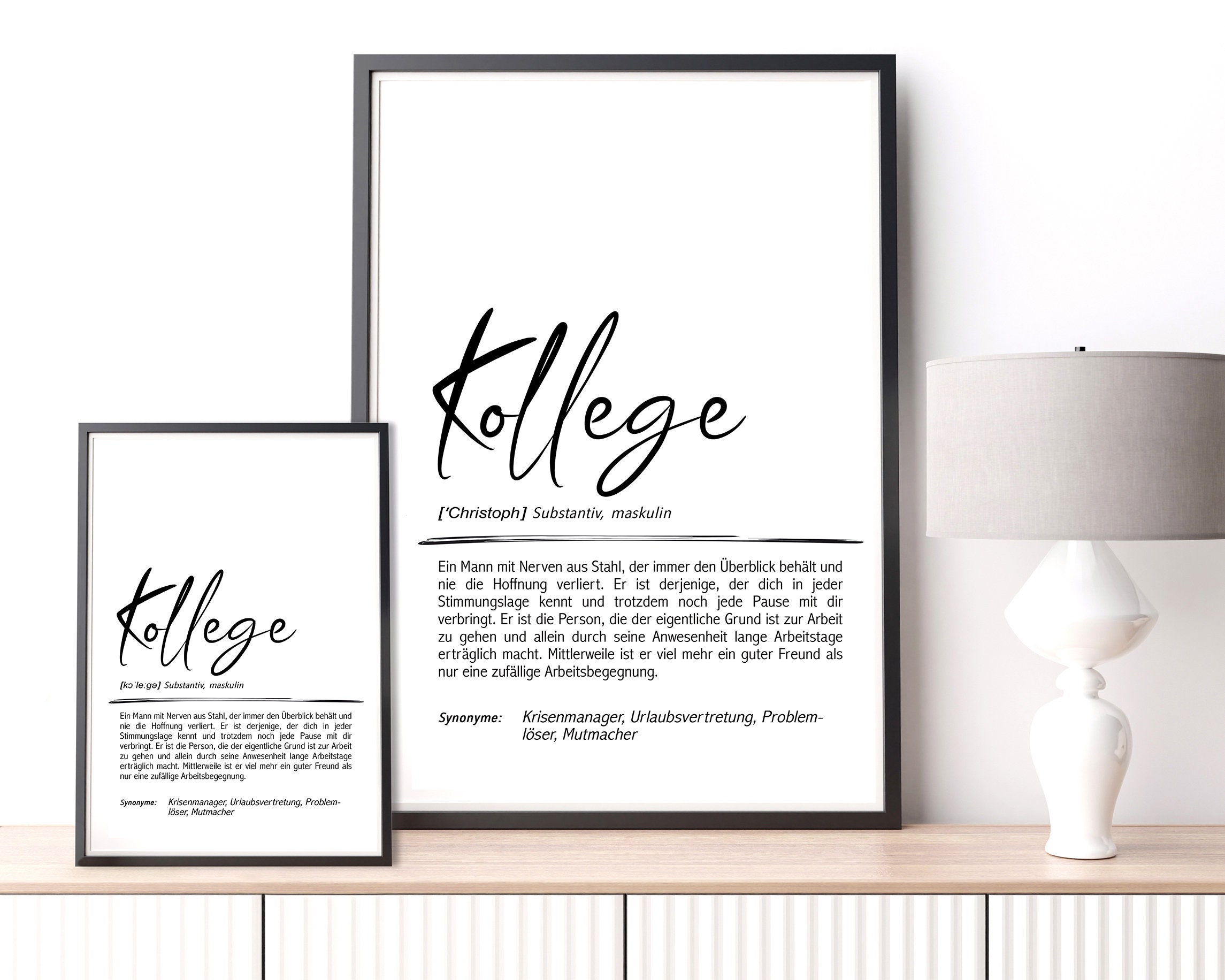 Póster / Tarjeta Definición colega personalizo imprimo - Etsy México