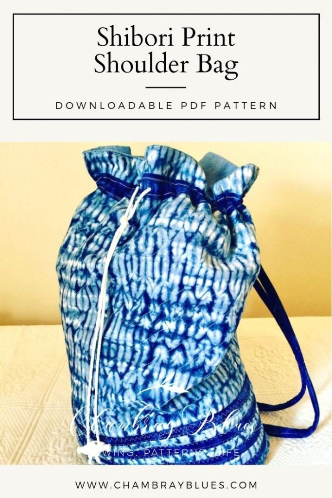 Draw String Shoulder Bag PDF Sewing Pattern - Etsy