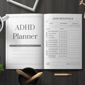 ADHD Planner PRINTABLE ADHD Workbook Organizer Daily - Etsy