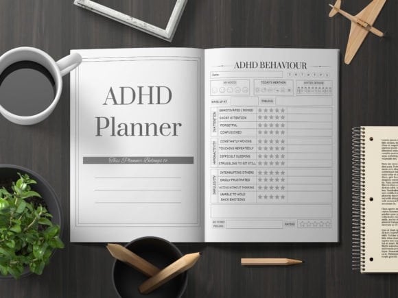 ADHD Planner PRINTABLE ADHD Workbook Organizer Daily - Etsy