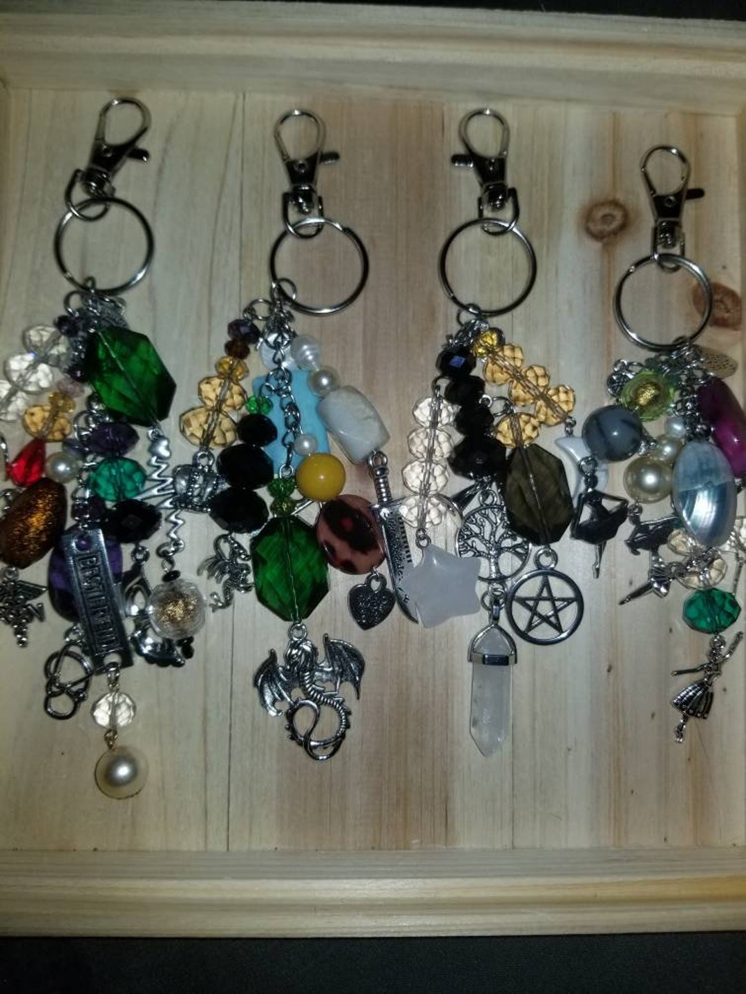 Purse Charm Keychain Fantasy/d&d Theme Pagan/wicca Theme - Etsy