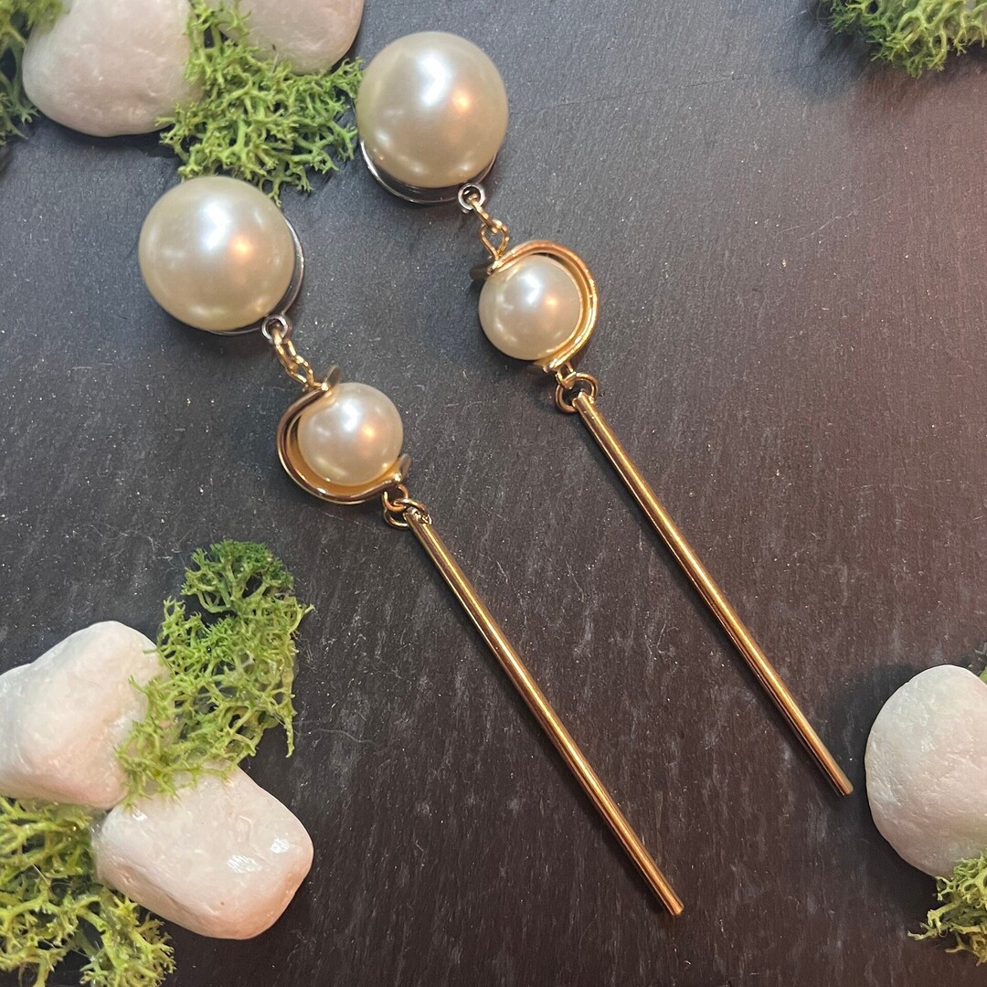 Tunnel Fleshtunnel Plugs Stainless Steel Beads Gold Silver - Etsy