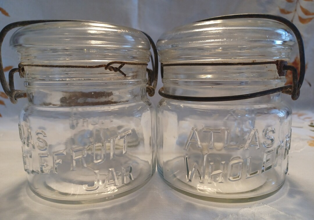 Authentic Atlas Wholefruit Mason Jars Vintage - Etsy