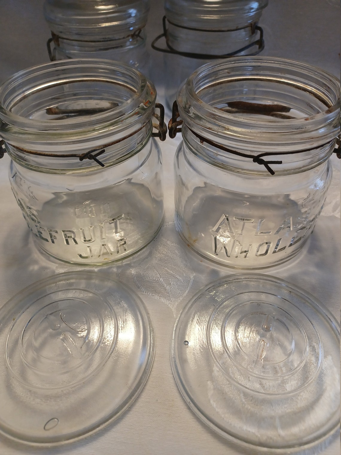 Authentic Atlas Wholefruit Mason Jars Vintage - Etsy