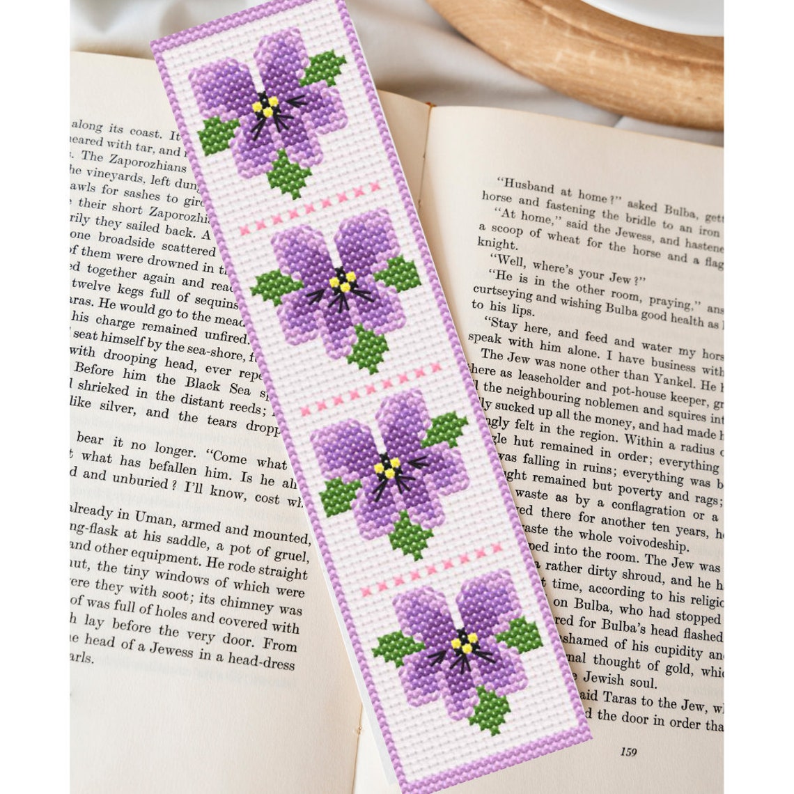 FLORAL BOOKMARK Bundle PDF Cross Stitch Pattern, Flower Bookmark, Pdf ...