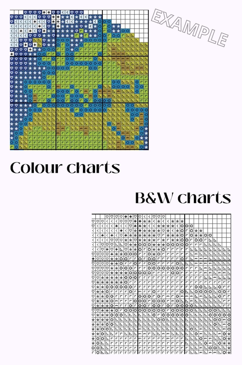 BIG CATS BUNDLE Digital Cross Stitch Pattern, Instant Pdf Download ...