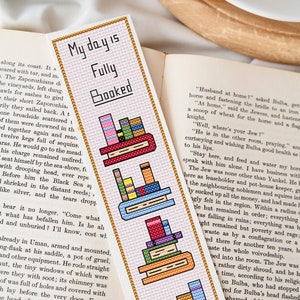 BOOKMARK BUNDLE Digital Cross Stitch Pattern, Bookmark Cross Stitch ...