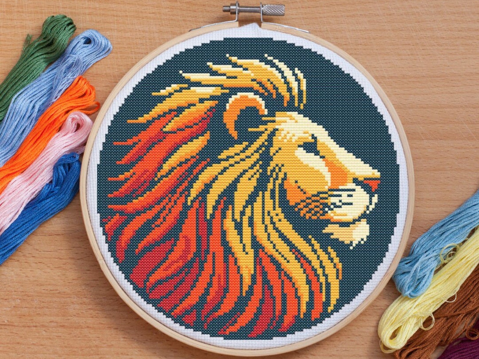 BIG CATS BUNDLE Digital Cross Stitch Pattern, Instant Pdf Download ...