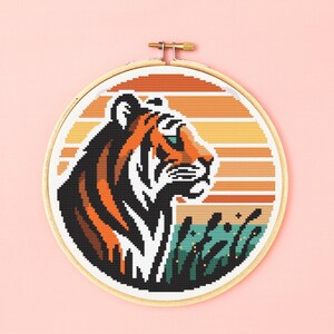 BIG CATS BUNDLE Digital Cross Stitch Pattern, Instant Pdf Download ...