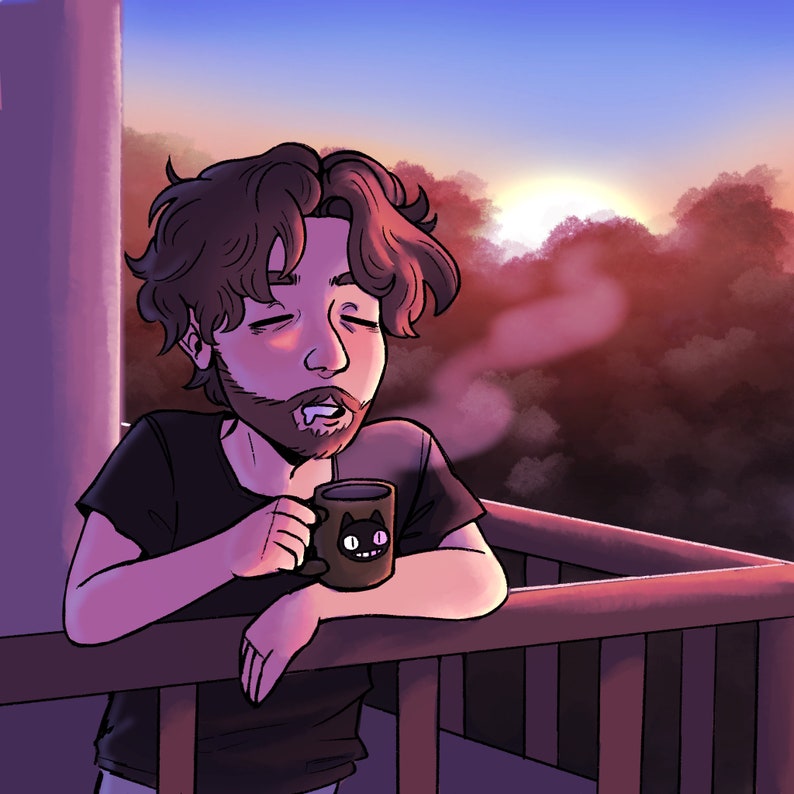 Custom Profile Picture Illustrations - Etsy