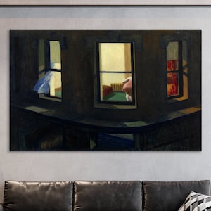 Night Windows 1928 Wall Art, Edward Hopper Art Print, Night Windows ...