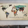 Literature Map World Literature Map Literary Poster Literature Art ...