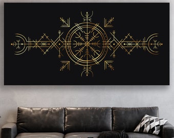 Viking Runes Wall Art - Etsy