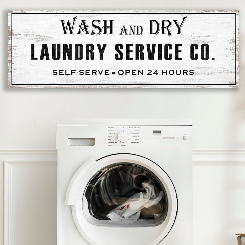 Laundry Co Sign - Etsy